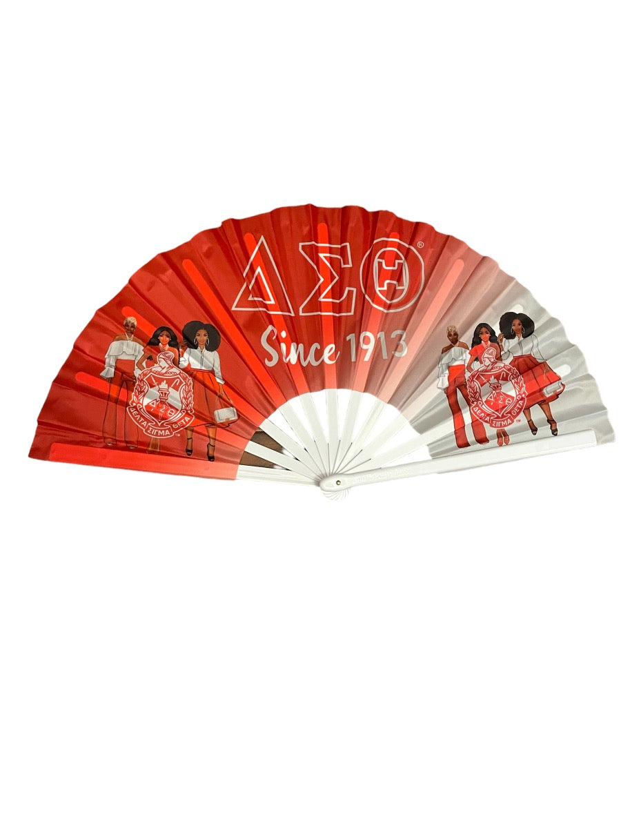 Large Poppin Fan – Lovesome Red