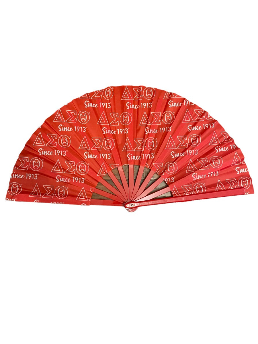Large Poppin Fan – Lovesome Red